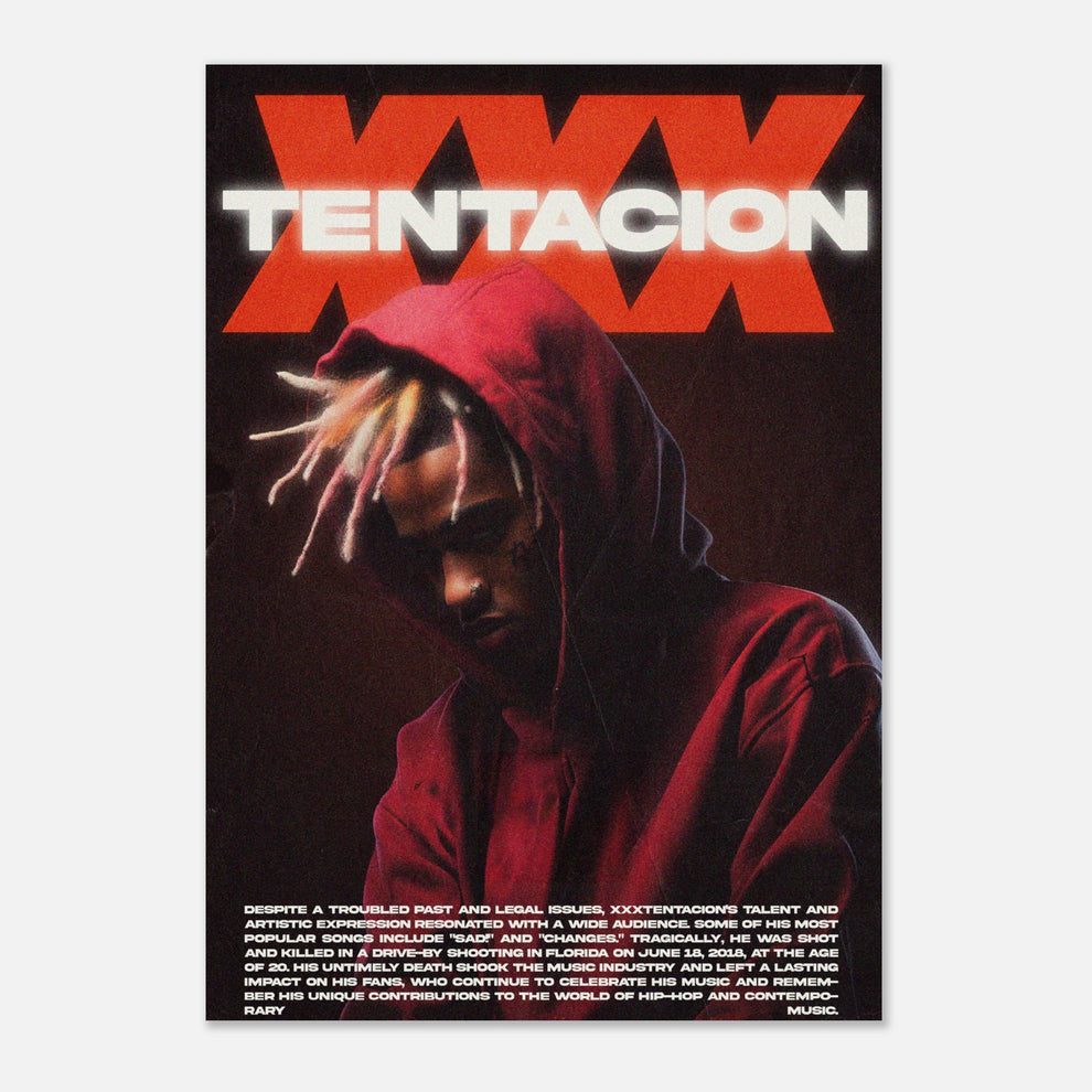 XXXTentacion Poster - A Must-Have for Hip-Hop Fans | 24posters