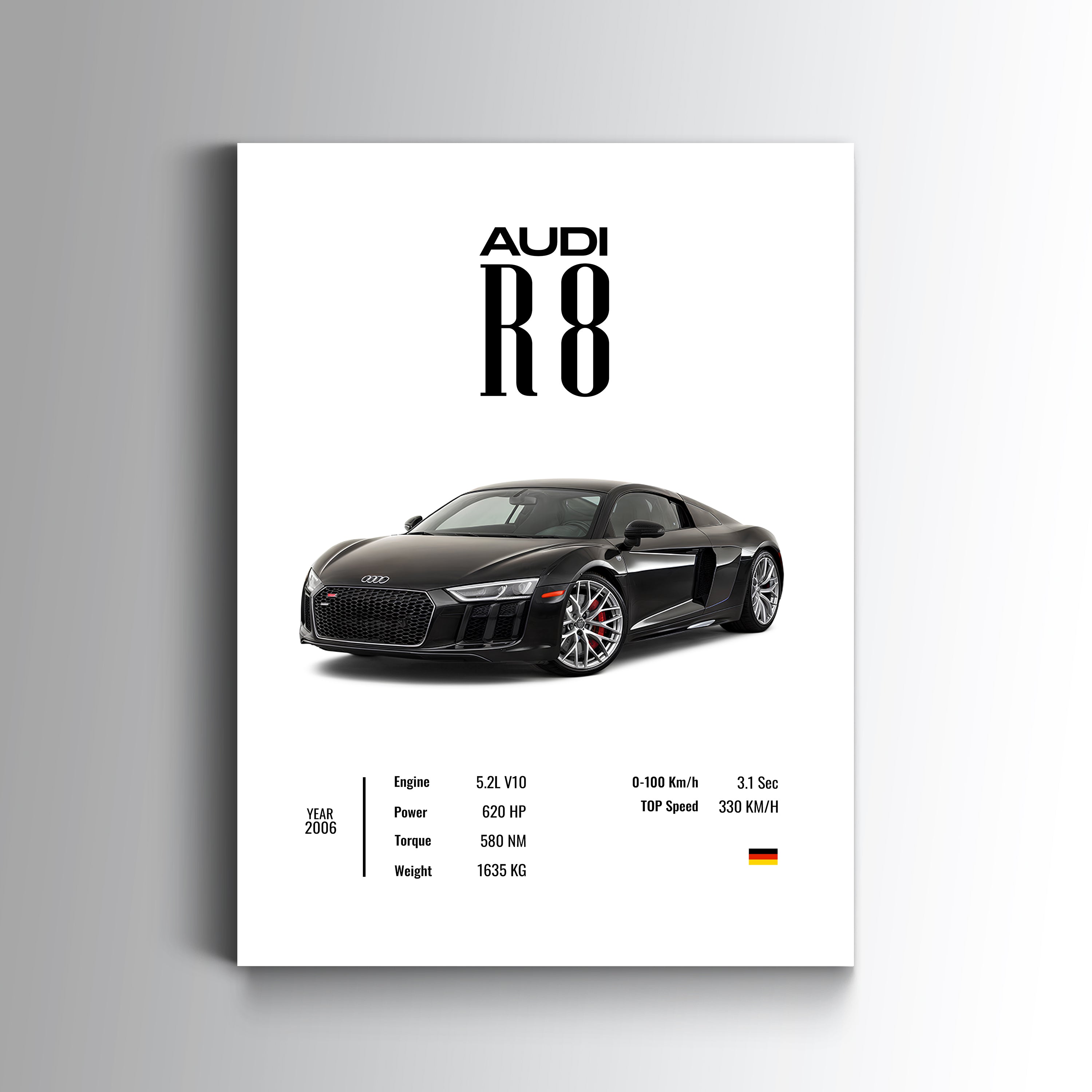 Audi R8 Poster | 24posters | Hip Hop & Street Art Prints
