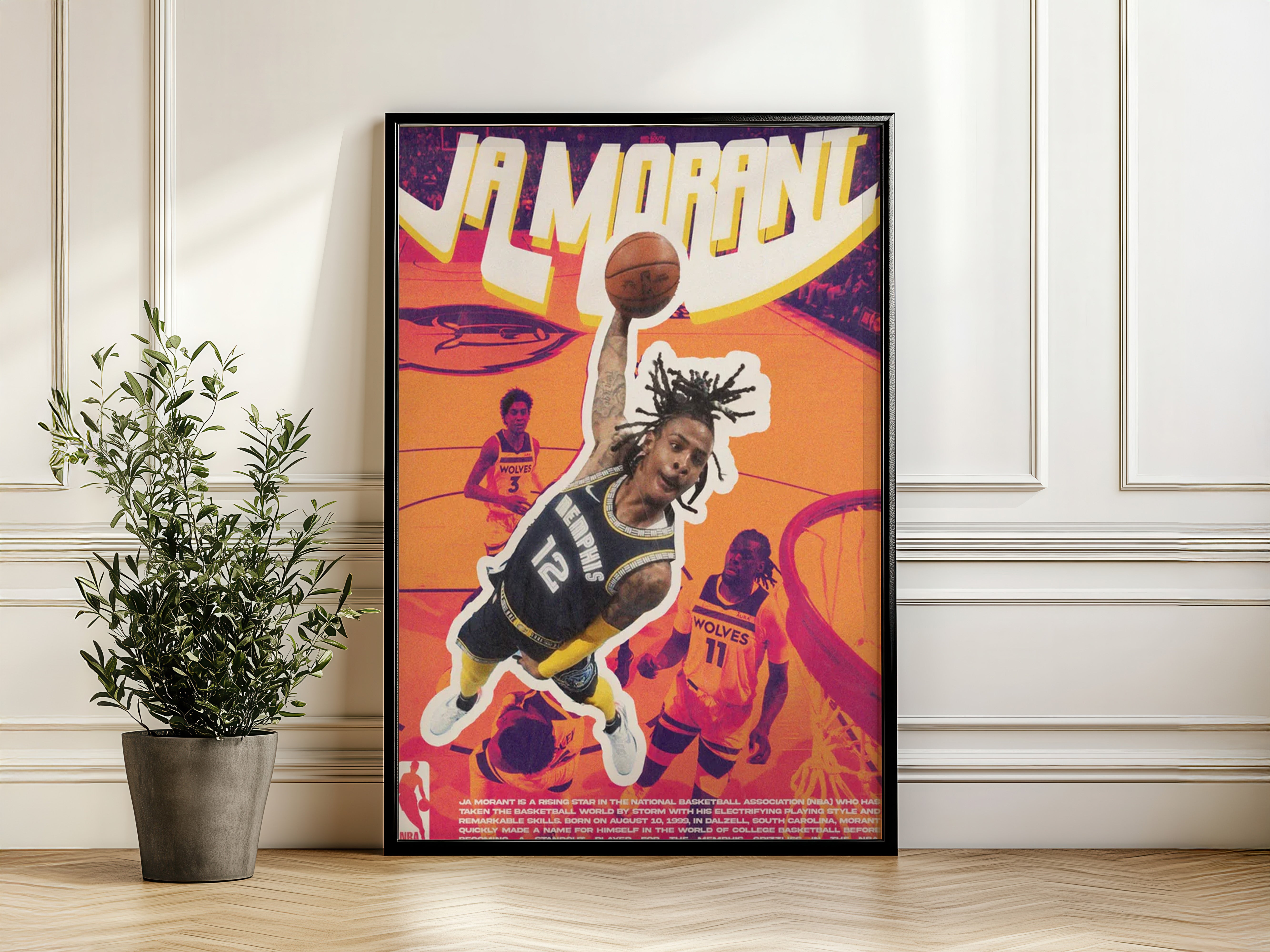 Ja Morant Poster - Perfect for Your Sports Collection – 24posters