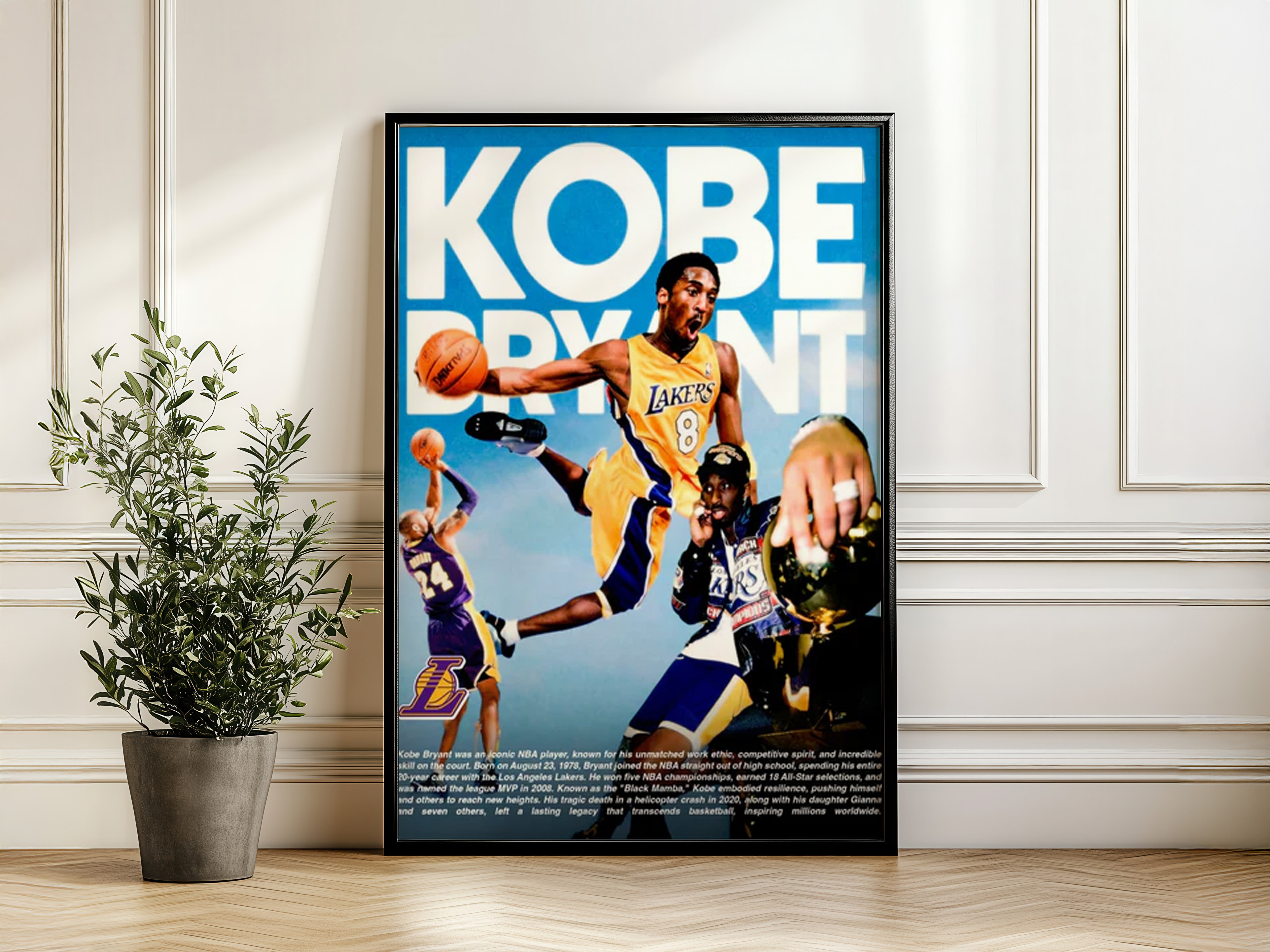 Kobe Bryant Los Angeles Lakers Collage Poster – 24posters