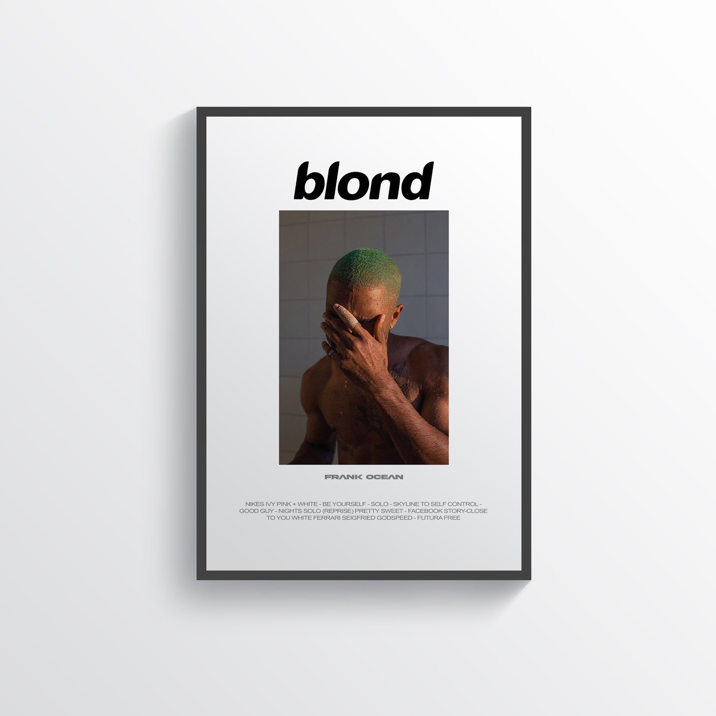 Frank Ocean Blonde Poster – High-Quality Art Print | 24 Posters – 24posters